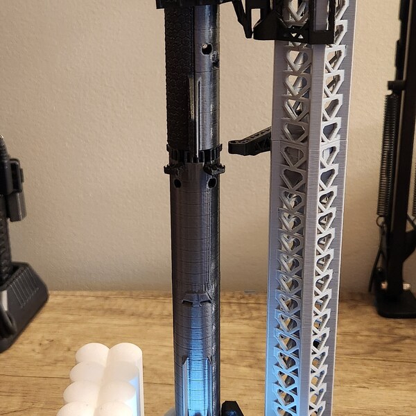 3D Printed Venting Starship Rocket - A Desktop Model of Spacex's ...