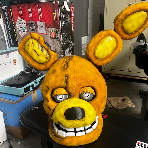 Freddy Fazbear Cosplay Head - Etsy
