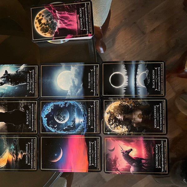 MOON Dreaming Oracle Deck (42 Cards) - Etsy