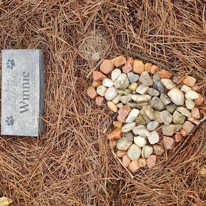 Custom Engraved Memorial & Tribute Stone 11 Inch in Loving | Etsy