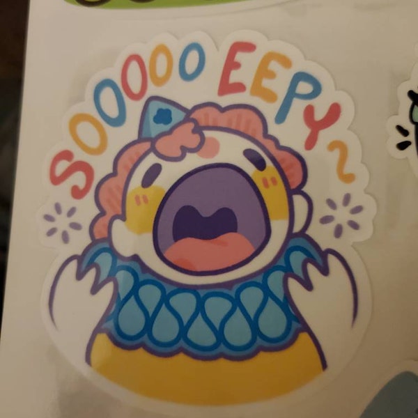Eepy Clown Waterproof Sticker! - Etsy