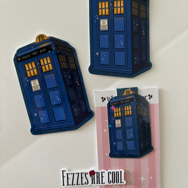Tardis Police Box Magnetic Bookmark - Etsy
