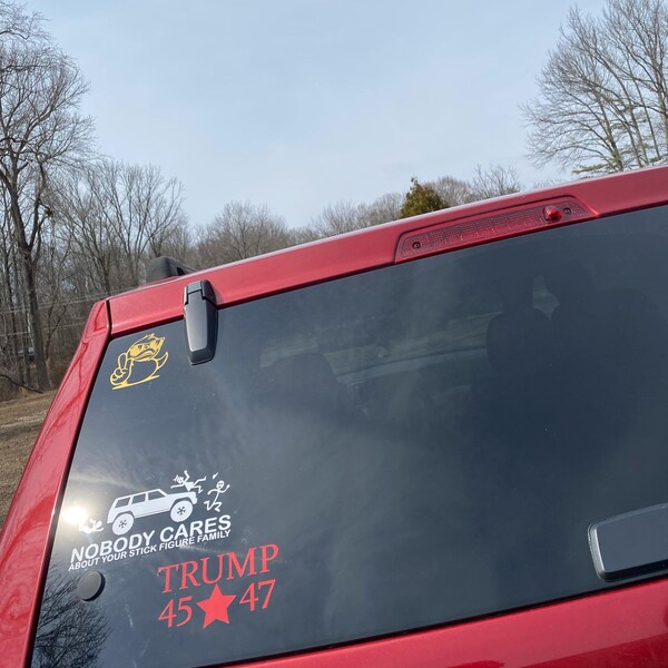 Making My Family Stick Figure Family - Funny Sticker for Car, Truck ...