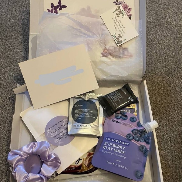 Pamper Gift Box for Her Teenage Tween Birthday Sleep Over Pamper Self ...