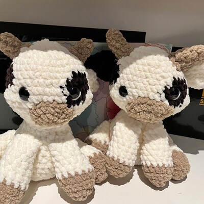 Amigurumi Cow Pattern, Plush Pattern, Stuffed Cow Toy, Cow, Crochet Cow ...