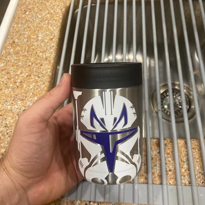 Star Wars Captain Rex METALLIC Blue and White Permanent Vinyl Decal - Etsy