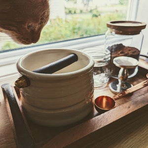 Knock Box Handmade in Ceramic Porcelain With Black Glaze - Etsy