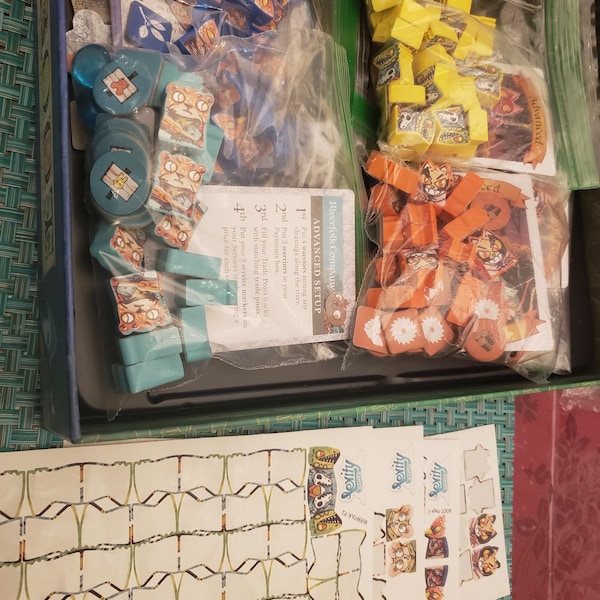 FLAMECRAFT - Matte Vinyl Meeple Stickers/decals Upgrade Kit ...