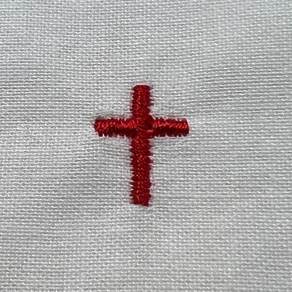 Tiny Cross Embroidery Design: Mini Crucifix (5 Sizes) (digital Download ...