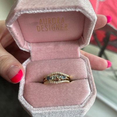 Sapphire Diamond Enhancer Ring Guard Wraps for Ring Enhancer Wrap Ring ...