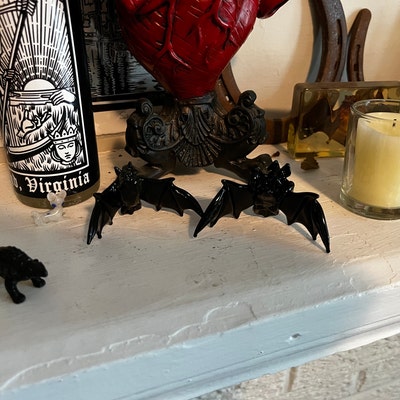 Glass Bat Charm - Etsy