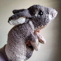 KNITTING PATTERN Black Otter Rex Rabbit - Etsy UK