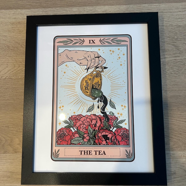 The Tea Tarot Framed Print, the Tea Tarot Card Poster, the Tea Tarot ...