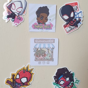 Spiderverse Die Cut Stickers - Etsy