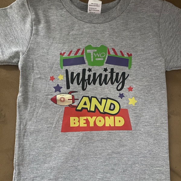 Two Infinity and Beyond - 2nd Birthday Buzz Light Year, TOY STORY - SVG ...
