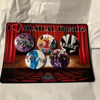 I Love Musical Theatre 32mm Pin Badges, Pinback Buttons, West End ...