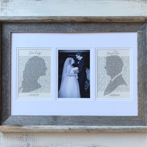 Personalized Picture Frame Wedding Vows Wedding Keepsake | Etsy