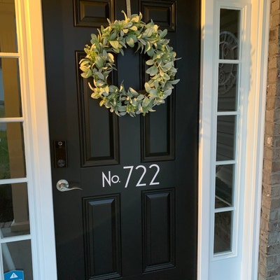 House Number Decal, Street Address Sticker for Home, Apartment Door ...