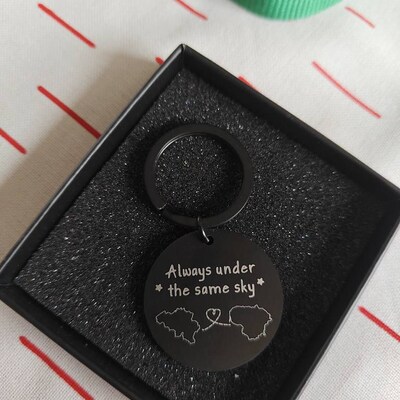 Personalized QR Code Keychain, Custom Code Keychain, Engraved Music ...