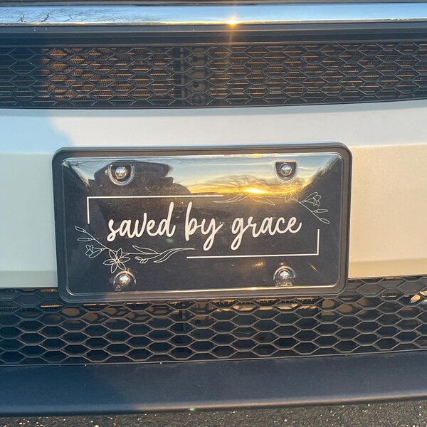 Jesus Loves You, Christian License Plate, Car Accessories, Car Tag ...