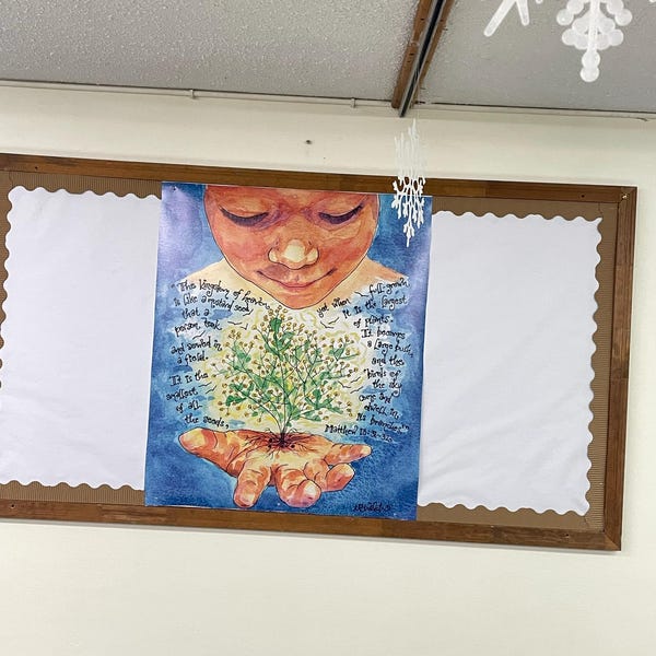 Beatitudes Tree Scripture Art, Personalized Gift; Matthew 5 3-10 ...