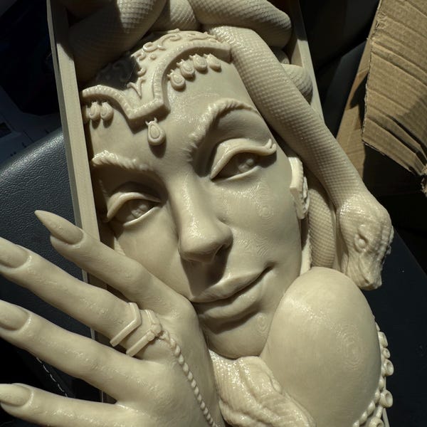 Medusa Book Nook, 3d Printed Fantasy Book Shelf Décor and Bookend - Etsy