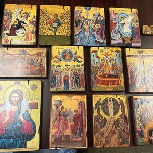 DEUS OMNIPOTENS Abba Pater Icon Merciful God the Father Handmade Wooden ...