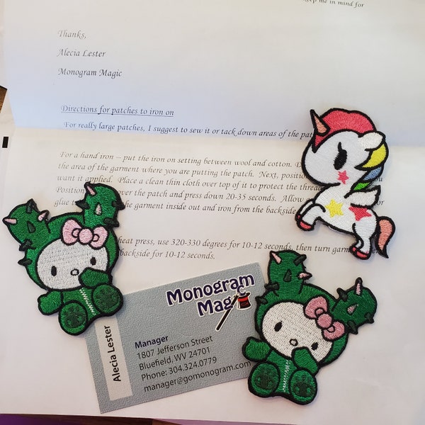 Kitty Tokidoki Embroidered Iron on Patch, Cactus Kitty Patch, Tokidoki ...