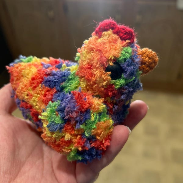 Crochet Cardinal Stuffed Animal— Ready to Ship— Handmade Cardinal ...
