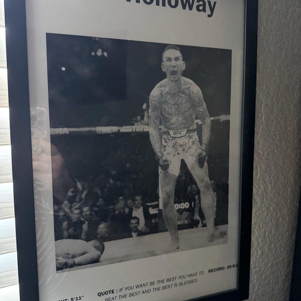 Islam Makachev Ufc Poster, UFC Poster, UFC Fighter Poster, Wall Decor ...