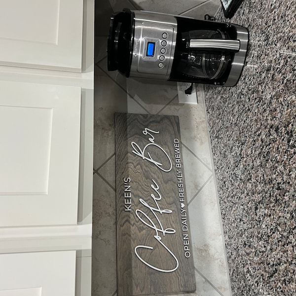 Pallet Sign - Coffee Bar Sign - Custom Wood Sign - 3D Sign ...