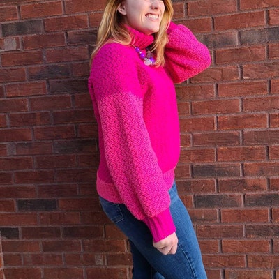 CROCHET PATTERN: the Millennial Jumper Cowl Neck/ Turtle - Etsy