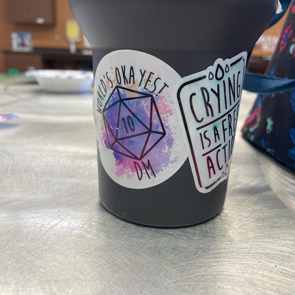 Dungeons and Dragons Funny Sticker Pack | Dnd Stickers, D4 Sticker ...