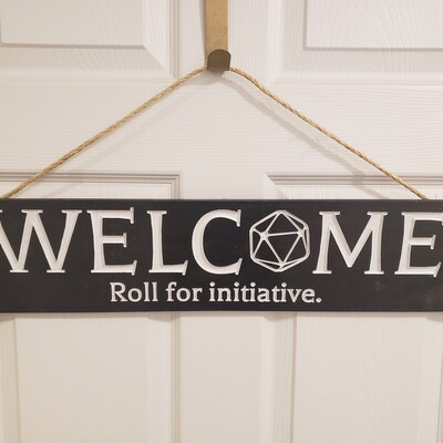 RPG Welcome Sign - Etsy