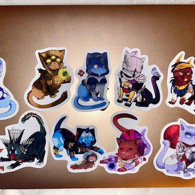 Destiny 2 Cat Character Stickers Destiny 2 Stickers 2.5in Vinyl Sticker ...