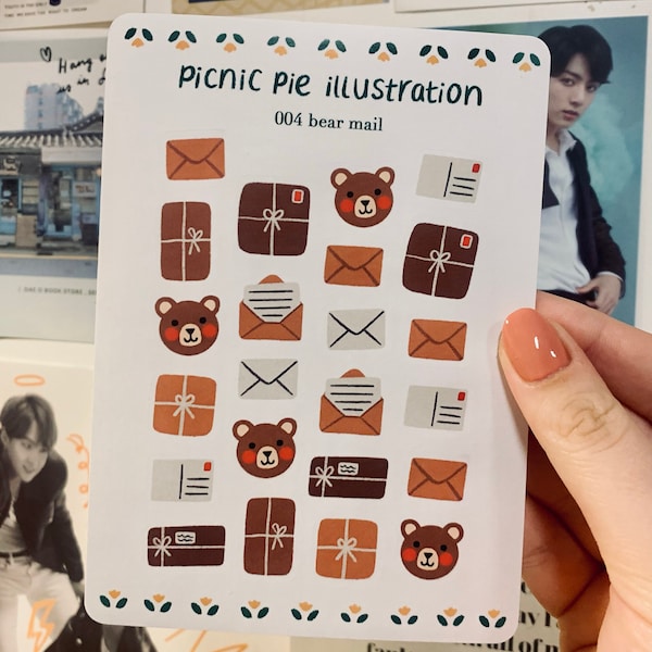 Printable Cute Forest Letter Writing Set - Penpal Paper & Envelope Kit ...