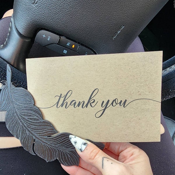 Feather Leather Bookmark | Horror Goth Black Crow Realistic Feather ...