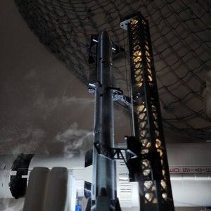 3D Printed Venting Starship Rocket A Desktop Model of Spacex's Starbase ...