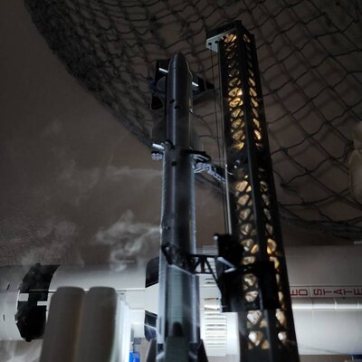 3D Printed Venting SLS Rocket A Desktop Model of Nasa's Space Launch ...