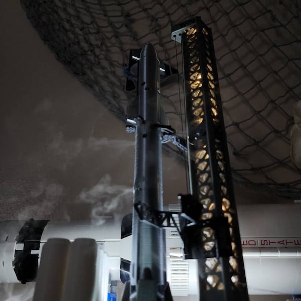 3D Printed Venting Starship Rocket - A Desktop Model of Spacex's ...