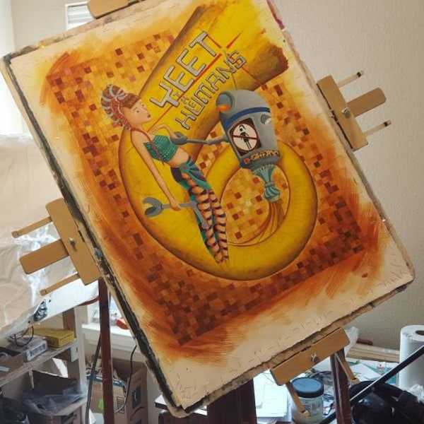 Rotating One-arm Easel -the Revolution Easel- the Adaptable Rotating ...