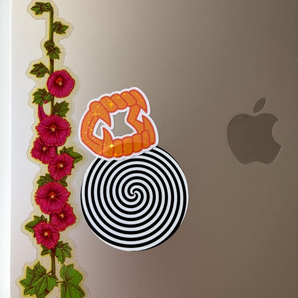 HYPNOTIC SPIRAL Sticker - Etsy