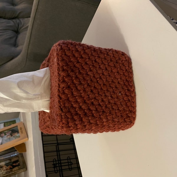 Tissue Box Cover for Cubed Square Boxes ~ Crochet Pattern ~ the CHEHOP ...