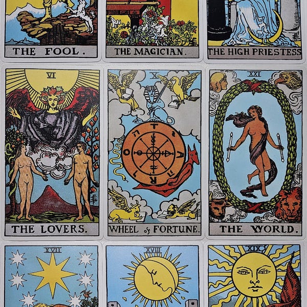 Printable Tarot Card Deck - Kawaii Style, 78 Cards, Cute and Colorful ...