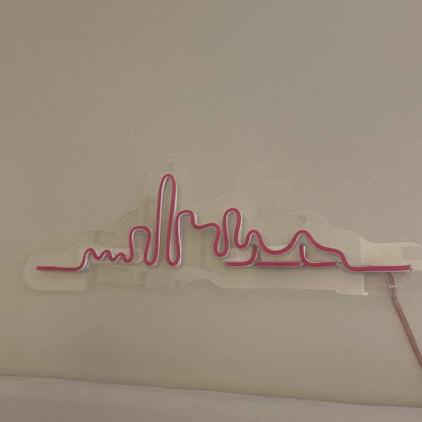 City Neon Sign,city Neon Light,city Led Sign,skyline Neon Sign,skyline ...