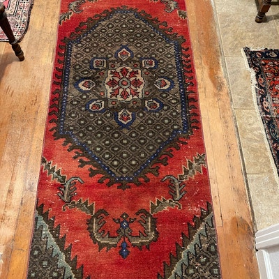 Vintage Rug Small Carpet Turkish Rug Antique Carpet 32x32 - Etsy