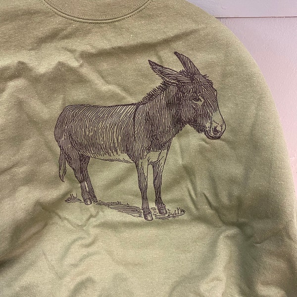 Personalized Donkey Mom Shirt, Custom Two Donkeys Names, Sweatshirt ...