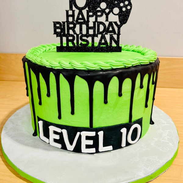 Gaming Cake Topper, Gaming Birthday Cake Topper, Gamer Cake Topper ...