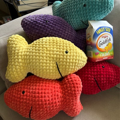 Colorful Fish Crackers Crochet Pattern - Etsy