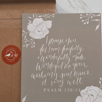 Bright Floral Print Cards Groovy Cards Blank Greeting Card Note Card ...